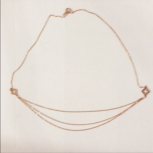 Jewelry | Delicate Gold Three Strand Necklace | Poshmark